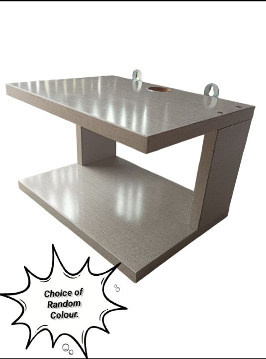 2 Layers Wall Mounted Shelf For WiFi Router, Phone, Decorative items ...