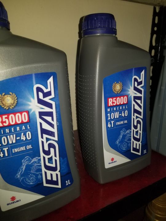 Suzuki geniune ECstar (10W40-4T) engine oil for all bikes top quaility ...