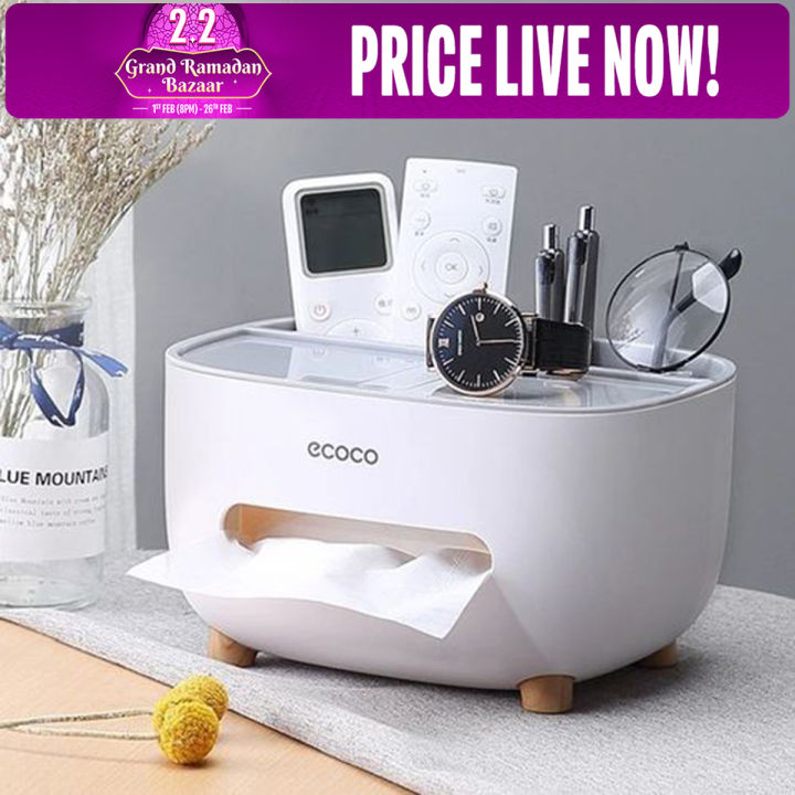 Medium Multifunctional Tissue Box – Storage Organizer & Tools Holder ...