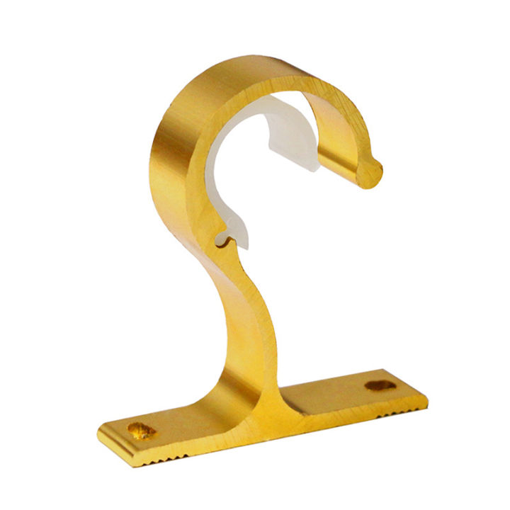 Curtain Rods Bracket Hanger Hook Rod Support Clamp Crossbar Fixing Clip ...