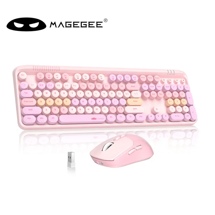 MageGee V920 Wired Game Keyboard Wireless Three DPI Adjustable Mouse ...