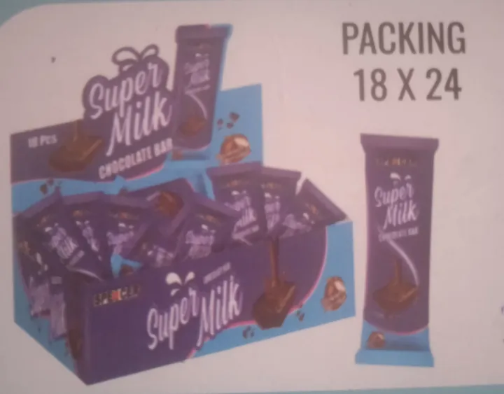 Super milk chocolate flavoure box pack 18 pcs. | Daraz.pk