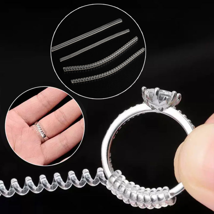 Adjuster Ring Invisible Size Reducer Tools Spiral Spring Based Rings ...