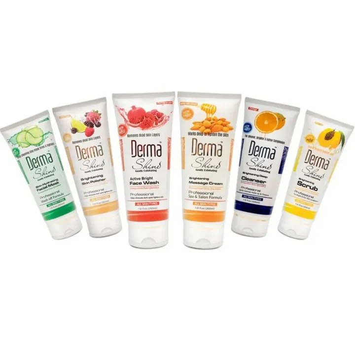 Derma Shine Facial Kit- Pack Of 6- 70ml Each | Daraz.pk