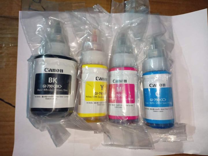 Canon Pixma G1010, G2010 G3010 G4010 Printer Gi-790 ink (4pcs ...