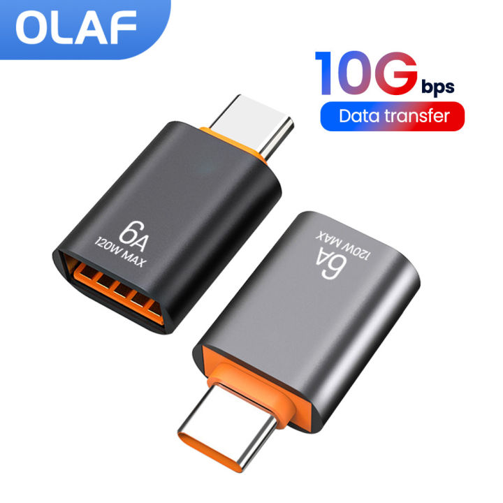 Olaf 6A Type C To USB 3.0 OTG Adapter USB C Female To USB Male ...