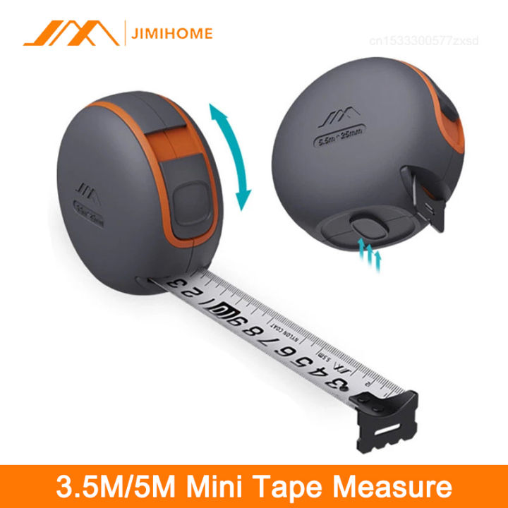 Jimihome Portable Tape Measure Auto Locking Coated Tape Ruler 5.5M 3.5M Steel Ruler Retractable ...