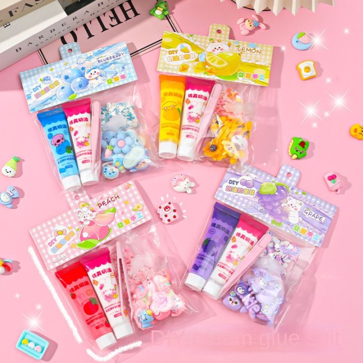 15ml Two-color Fruity Cream Glue DIY Popular Children's Educational ...