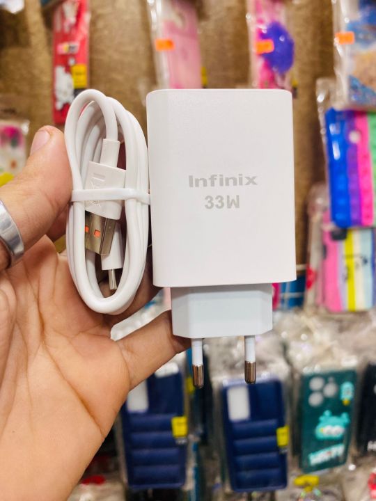 Original Infinix Fast Charger 70W / 45W / 33W with Type-C Cable – Super ...