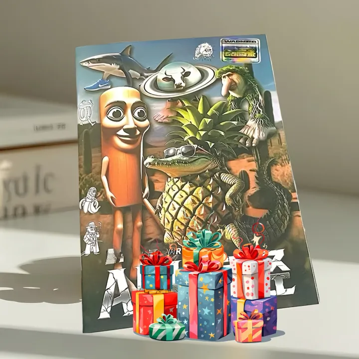 4pcs Drawing Coloring Book Set Italian Brainrot Animals Full ...