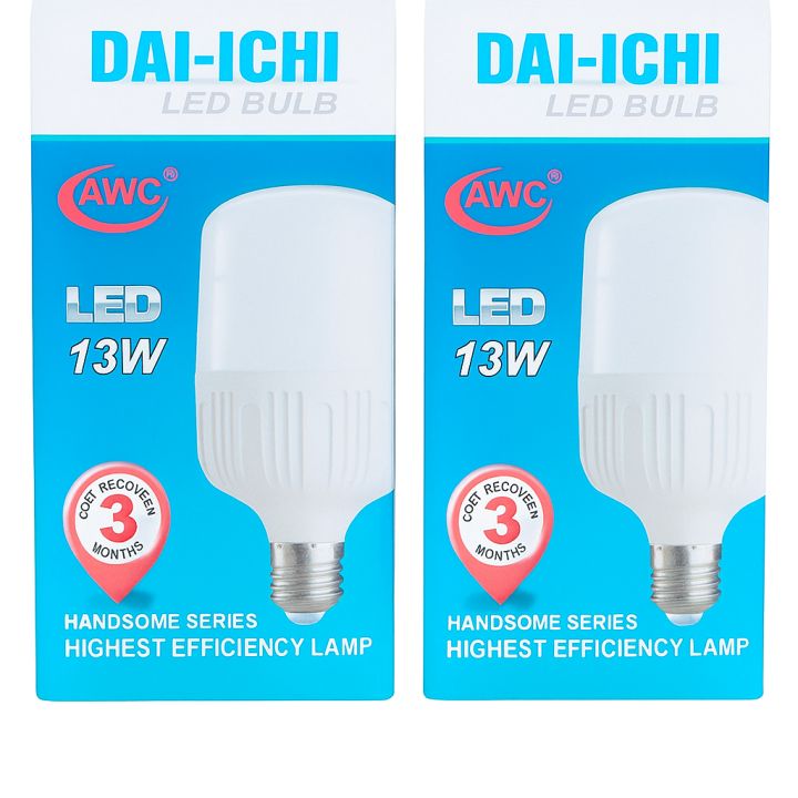 DAI-ICHI 13 WATT LED BULB IN WHITE COLOUR WITH 1 YEAR GUARANTEE | Daraz.pk