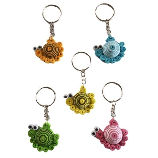 Waterproof Key Tag / Paper Quilling Key Tags Multicolour -01 pcs | Daraz.lk