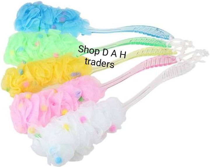 Body bath stick Spong long stick easy wash yore back 1pcs | Daraz.pk