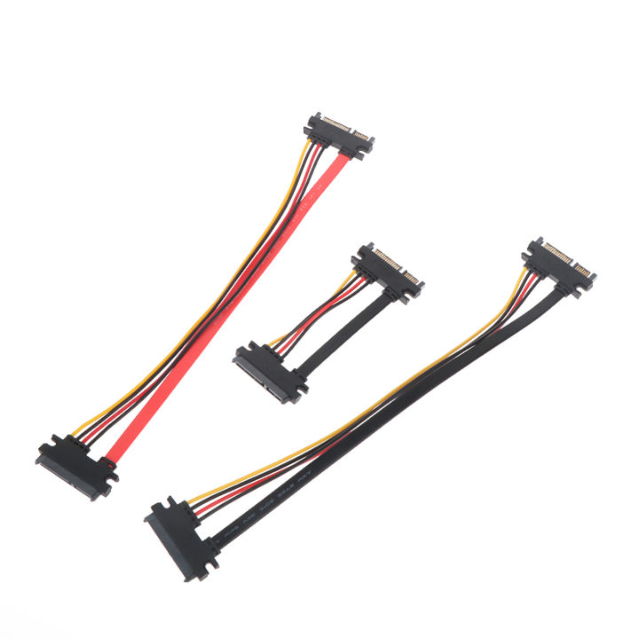 SATA 22 Pin Male To Female Sata Extension Cable SATA 3 22 Pin Male to ...