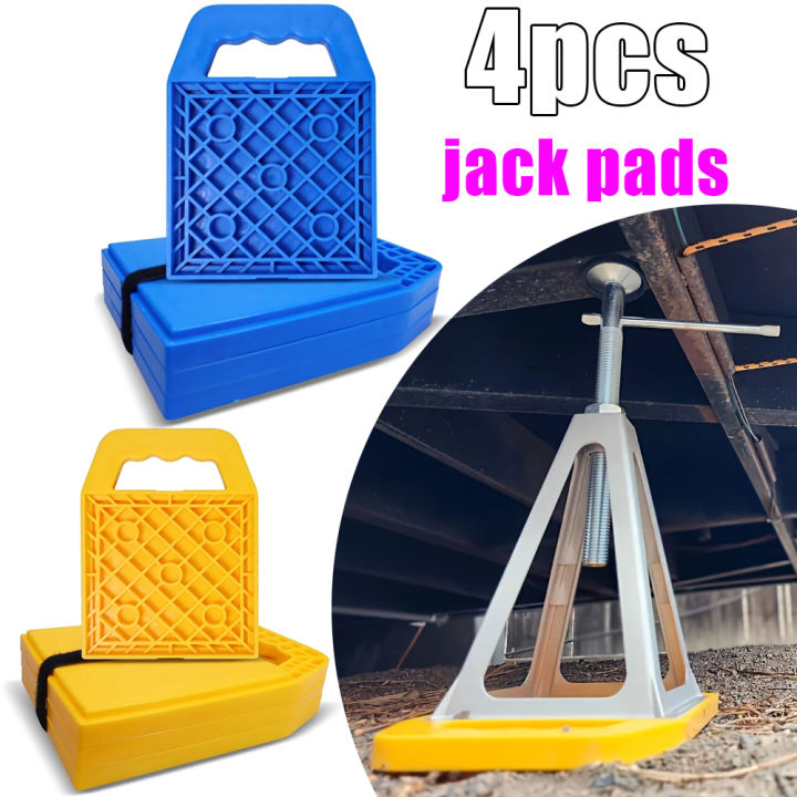 RV Jack Pad Prevent Jacks Sinking Anti Slip Weather Proof Leveling Jack ...