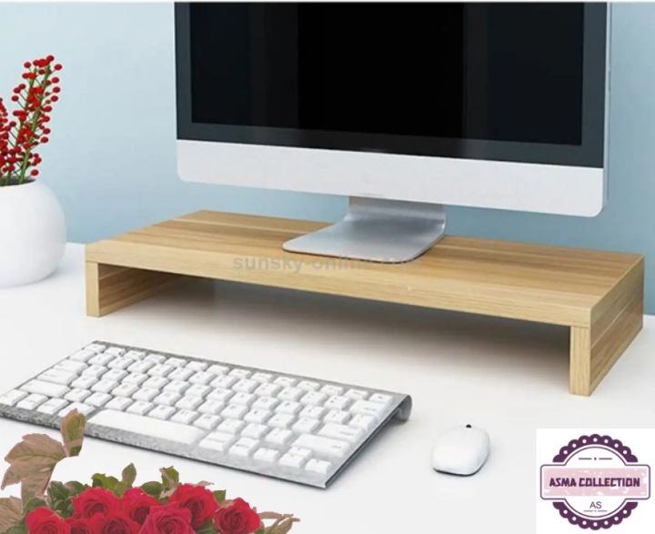 wooden monitor stand monitor riser | Daraz.com.bd