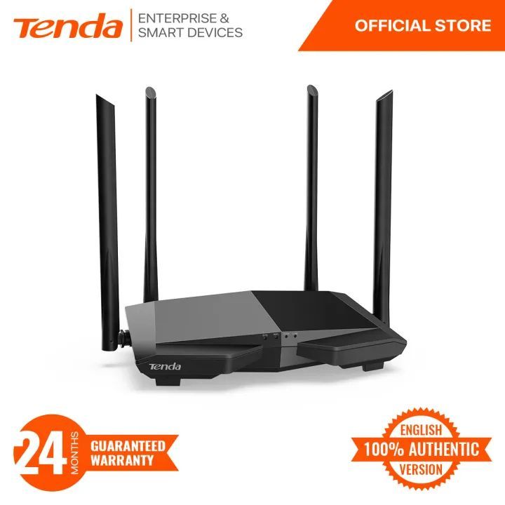 Tenda AC10 AC1200 Wireless Smart Dual-Band Gigabit WiFi Router, MU-MIMO ...