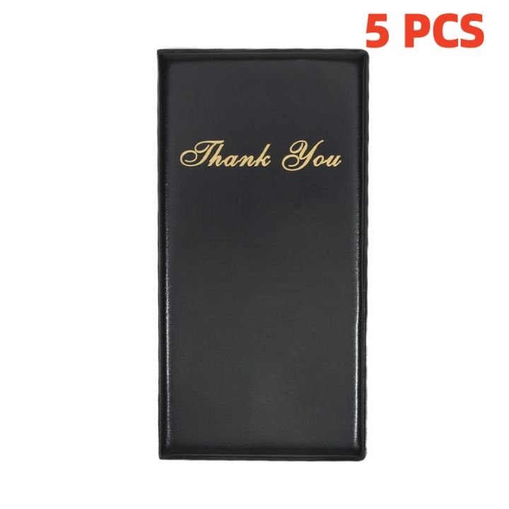 1/5/10Pcs PVC Check Folder Guest Card Holder Restaurant Presenters Bill ...