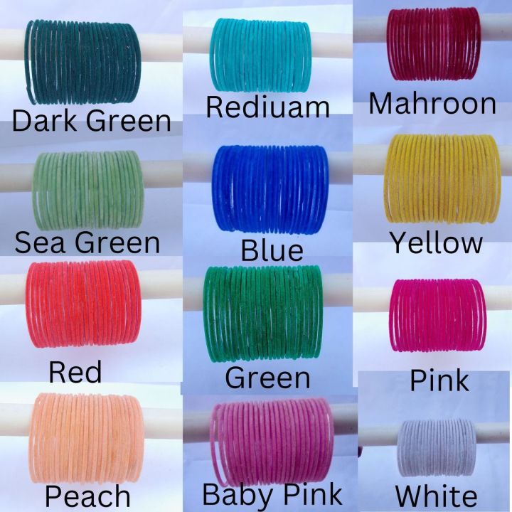 Set of 24 velvet bangles in every colour | Daraz.pk