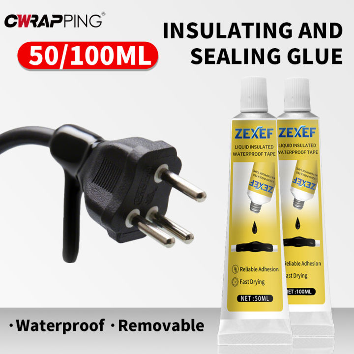 Liquid Insulating Tape Repair Rubber Glue Home Electrical Wire Cable ...