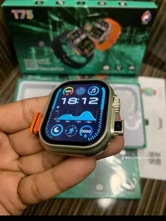 T75 Pro 4g Smart Watch With Sim And Camera, Amoled Display, Fitness ...