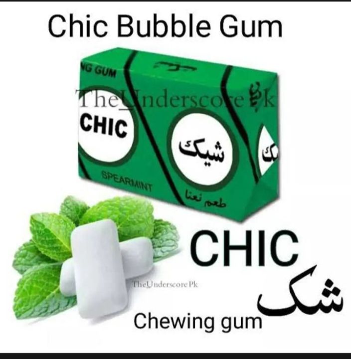 Chic Chewing Gum 1 pack of 30 pieces each|Bubble Gum Good Taste|Top ...