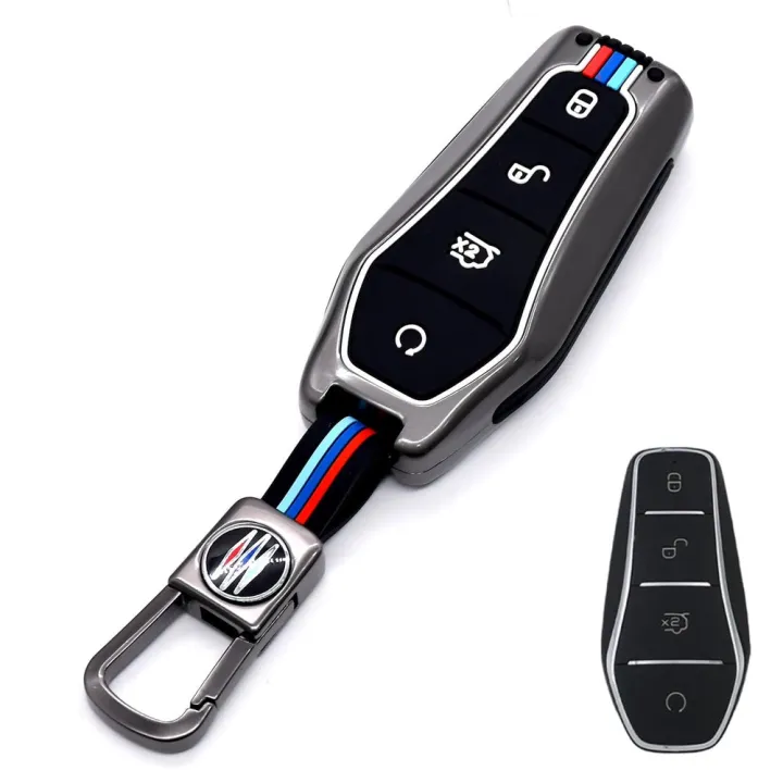 1PCS BYD ATTO 3 Dashing Luxury Premium Metal Smart Car Key Cover Key ...