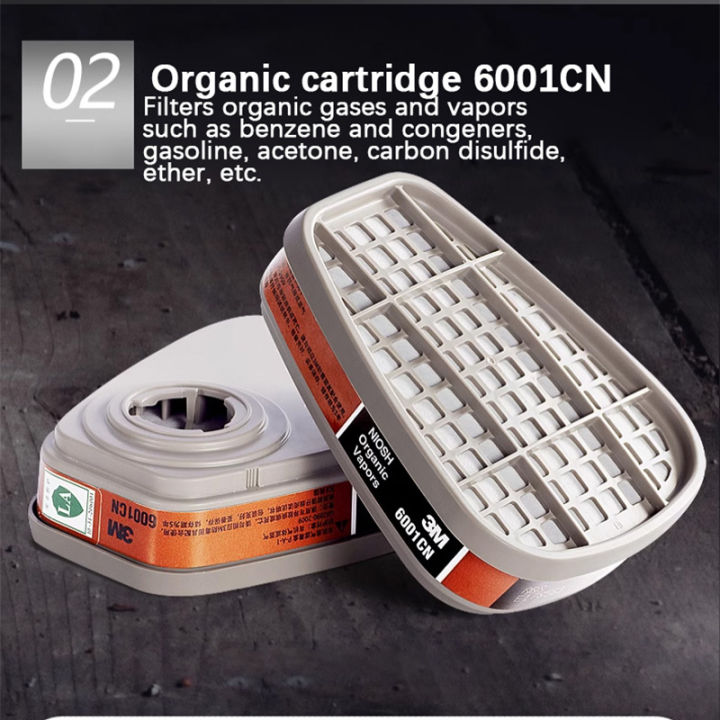【Quality】 3M 6200 Spray Paint Dust Filter Box Chemical Organic ...