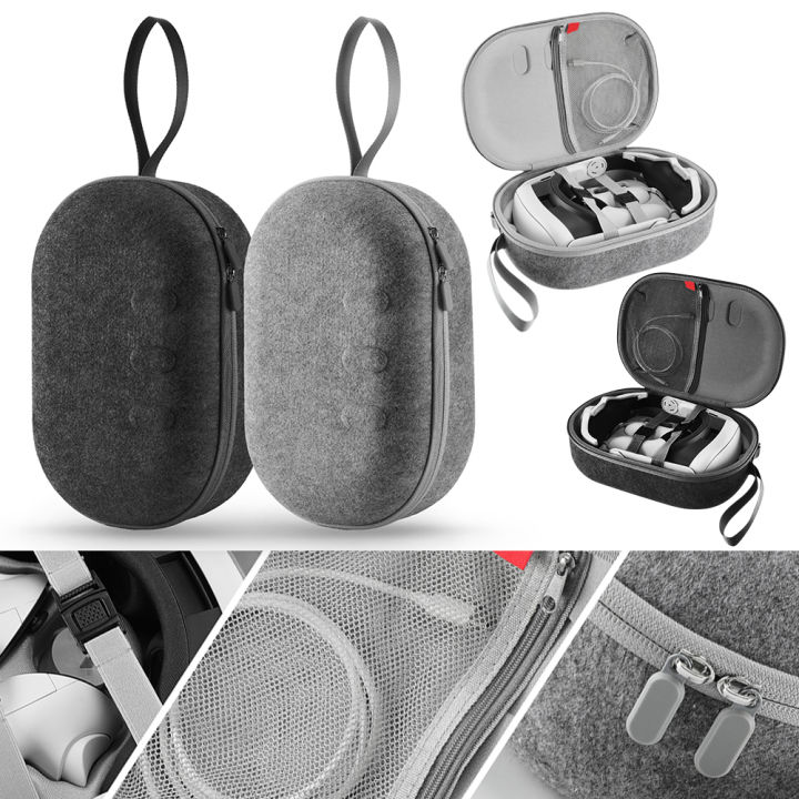 Portable Carrying Case For Meta Quest 3 Travel Case VR Larger Capacity ...