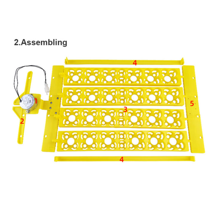 24 Eggs Incubator Removable Eggs Tray Automatical Eggs Turning Tray ...