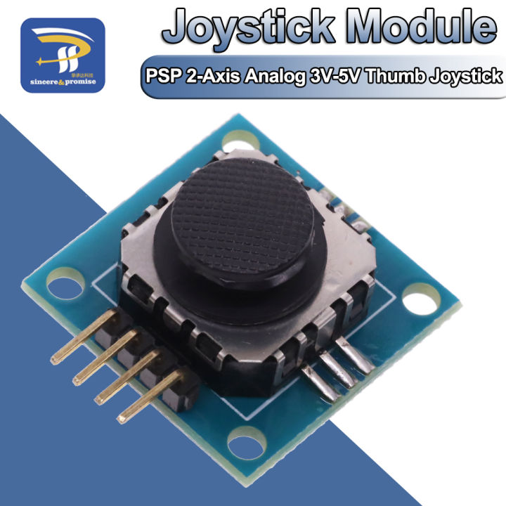 Dual-Axis Mini XY Joystick Module PSP 2-Axis Analog 3V-5V Thumb Joystick Module For Arduino ...