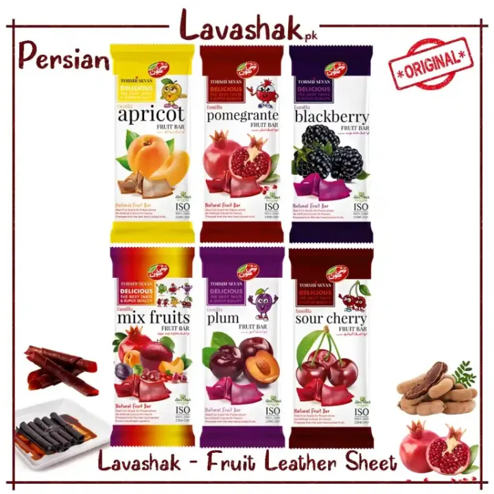 Lavashak Imli Fruit Leather Sheet | Pack of 4 sheets | Cornelian Cherry ...