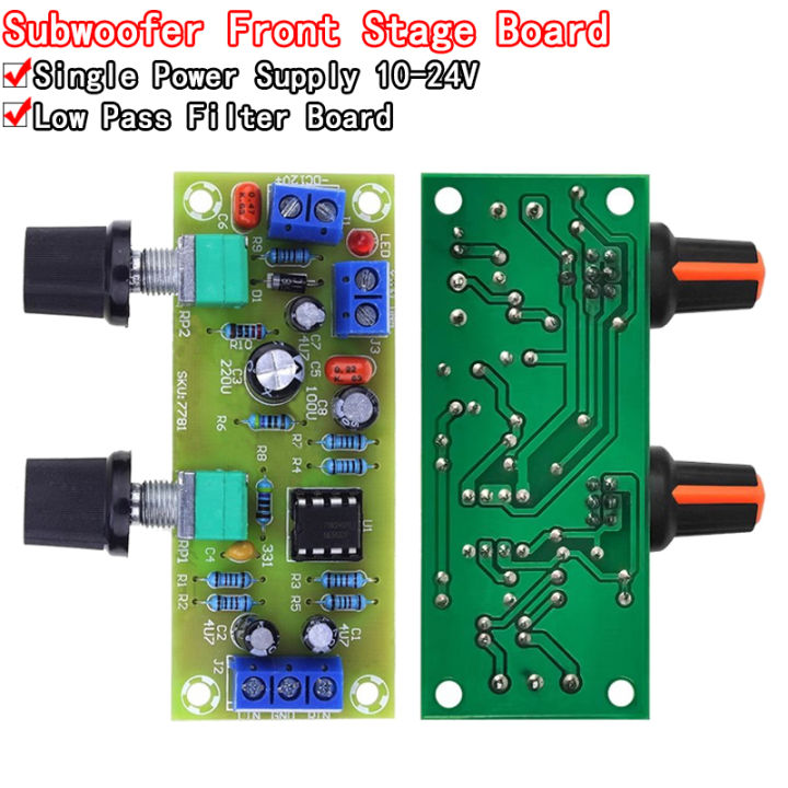High-precision Single supply low pass filter board subwoofer preamp ...