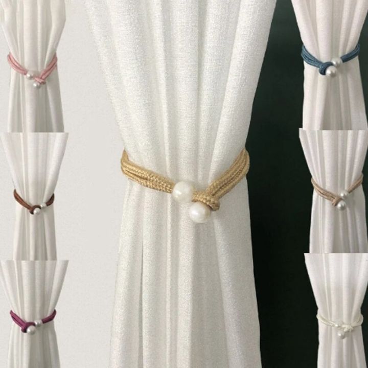 Curtain Binding Rope Creative Pearl Binding Rope Light Luxury Living ...