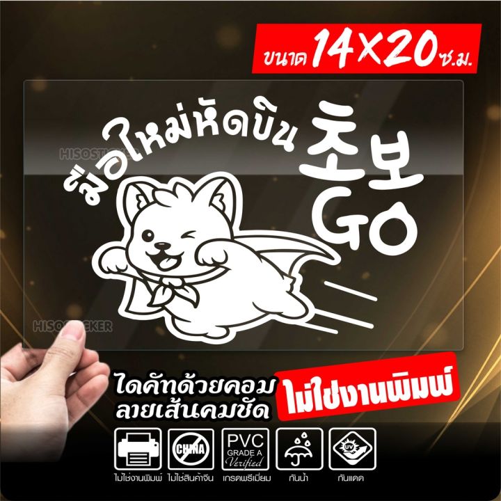 New car stickers, learn to drive, sorry, beginners, lines, graphics ...