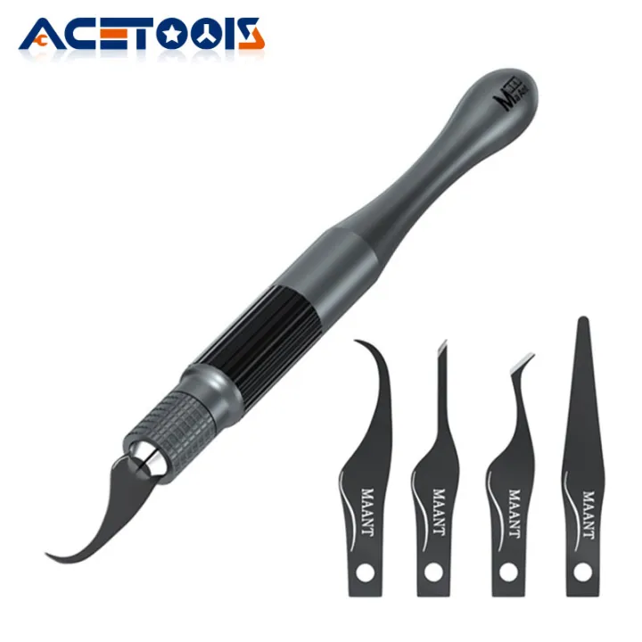 MaAnt Mobile Phone Repair Black CPU NAND Glue Removal Blade Chip ...