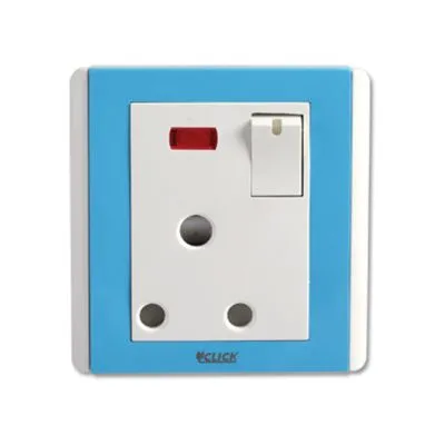 RFL Click 3 pin Round Socket with Switch | Daraz.com.bd