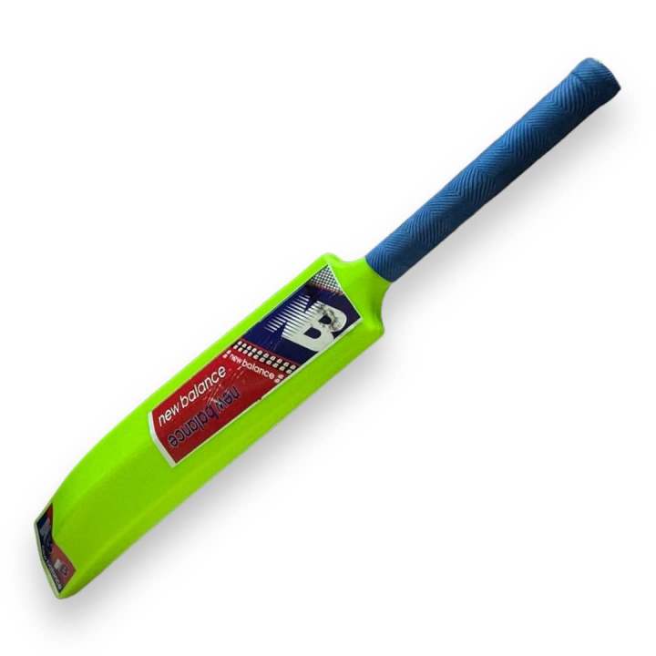 Green Neon Dynamic Power Hard Plastic Cricket Bat for Tennis Ball, Wind ...