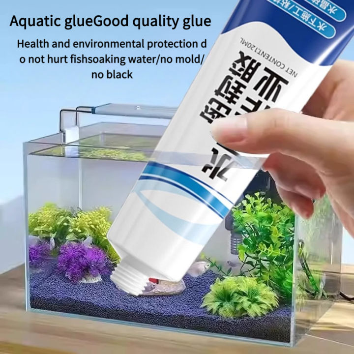 60ml Strong Adhesion Aquarium Sealer Clear Waterproof Aquarium Supplies ...