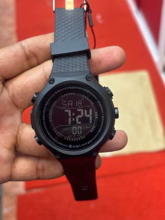 Men’s And Boys Casual Black Bnmi Sport Digital Watch | Daraz.lk