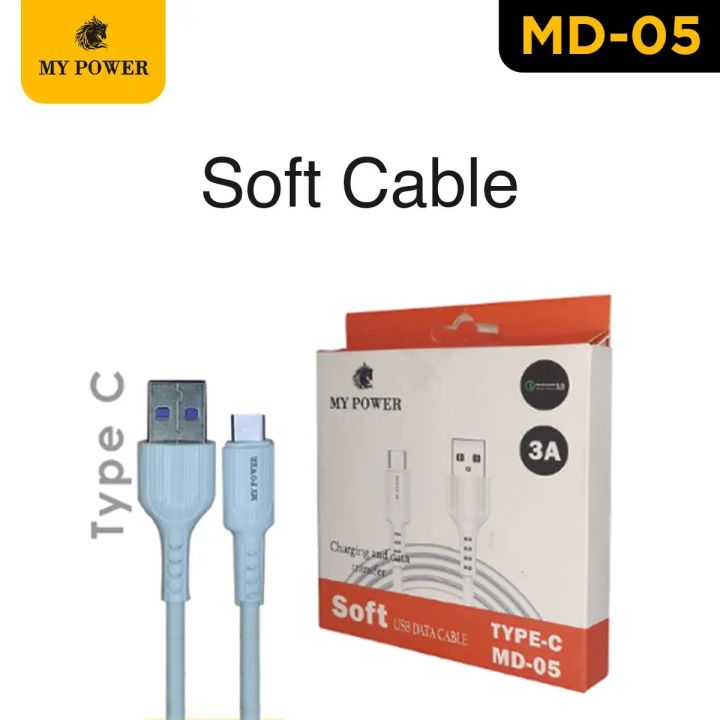 Mypower soft dstacable USB To Type C datacable Md05 | Daraz.com.np