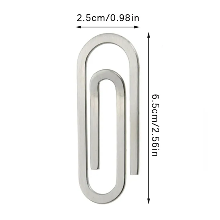 Stainless Steel Slim Pocket Money Clip Wallet Metal Steel Bill Clip ...