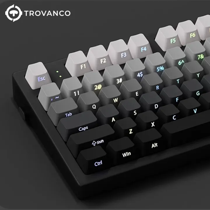 Gradient Keycaps Side Printed PBT Double Shot OEM Profile for MX ...