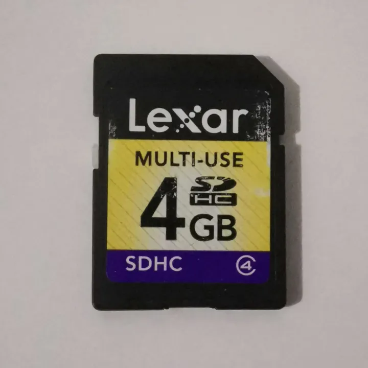 Lexar 4GB SDHC Memory Card – Class 4 | Multi-Use | Used (Gently Used ...