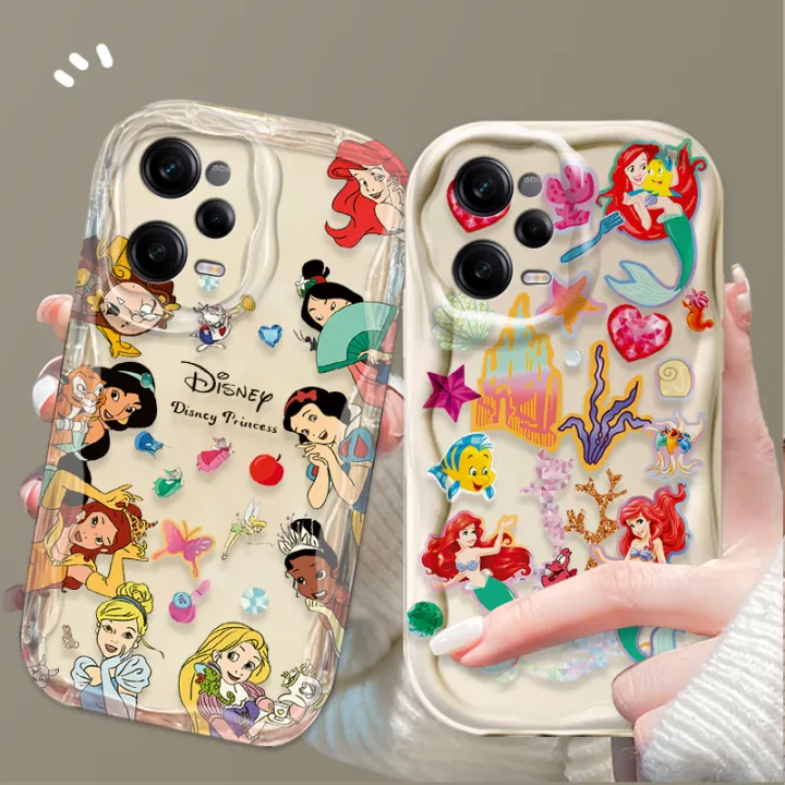 Disney Princess Clear Phone Case for Xiaomi Redmi Note 14 13 12 11 10 9 ...