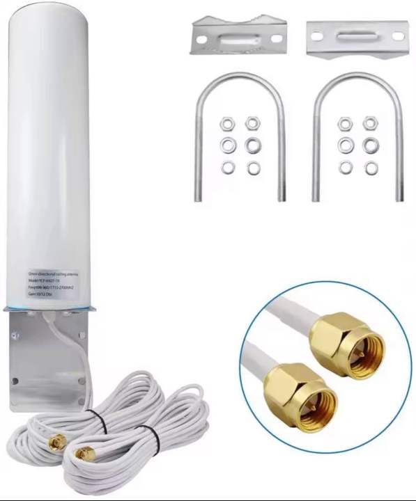 4G LTE External Antenna SMA MALE 28dbi External High Gain 4G Bracket ...
