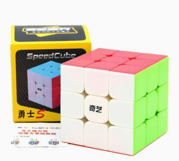 Original Qiyi warrior S stickerless Rubik Cube 3x3 | Mind game | Best ...