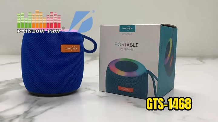 GTS-1468 Wireless Bluetooth Speaker with RGB Light | Portable | USB/TF ...