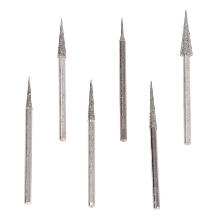 6Pcs 1-4mm Grinding Head Needle Bits Burrs Engraving Carving Tool 2 ...