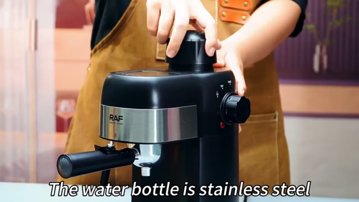 RAF R.133 | Semi Automatic Italian Espresso Coffee Machine with Steam Milk Frother | Daraz.com.np